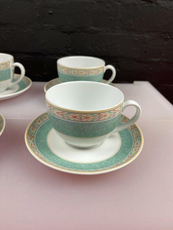 4 x Wedgwood Aztec Home Breakfast Cups and Saucers Set | No1 ...